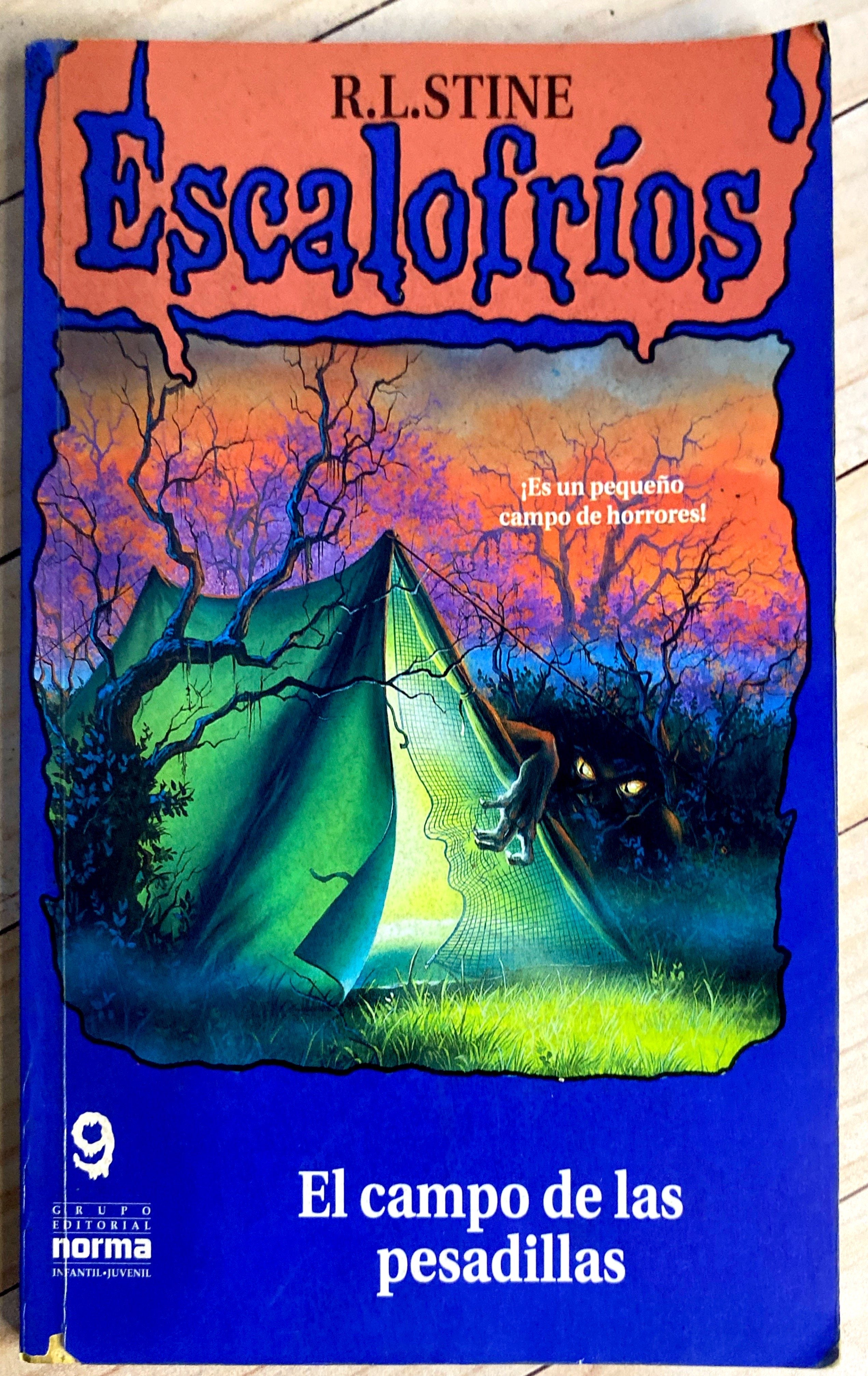Libro Escalofrios - El campo de las pesadillas de R L Stine – Libros.ccs
