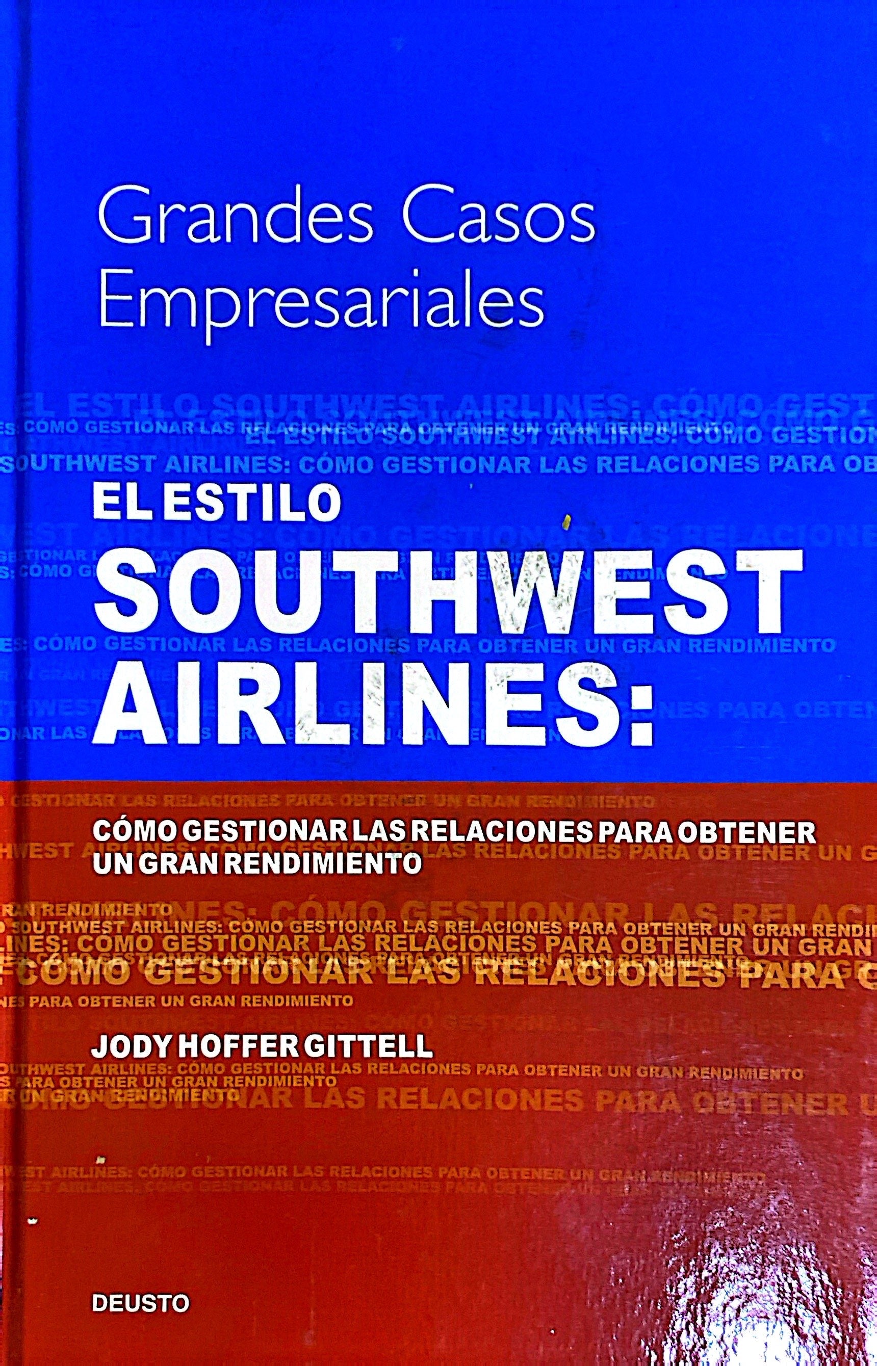 Libro Grandes casos empresariales Southwest Airlines – Libros.ccs