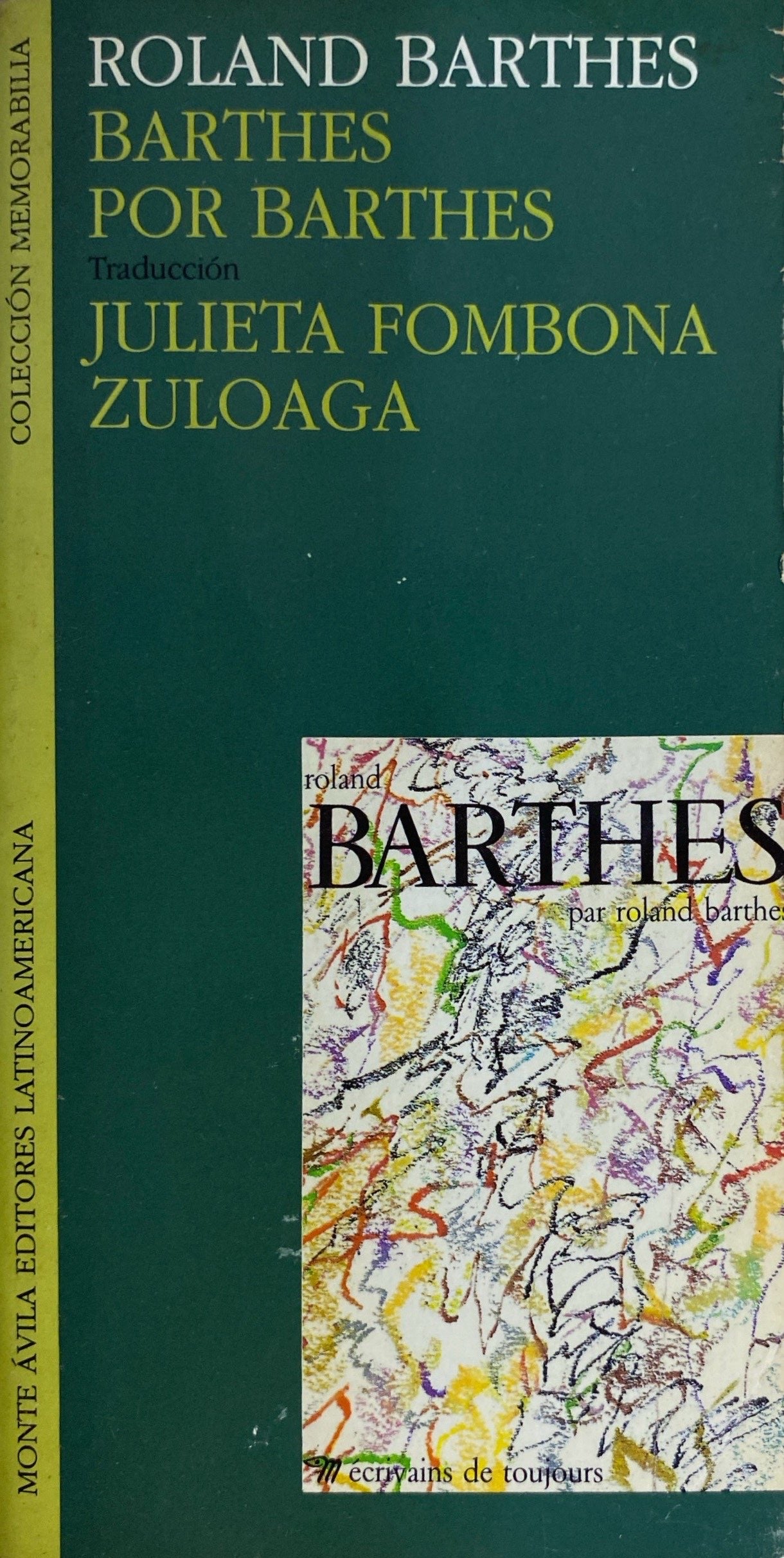 Libro Barthes por Barthes de Roland Barthes – Libros.ccs