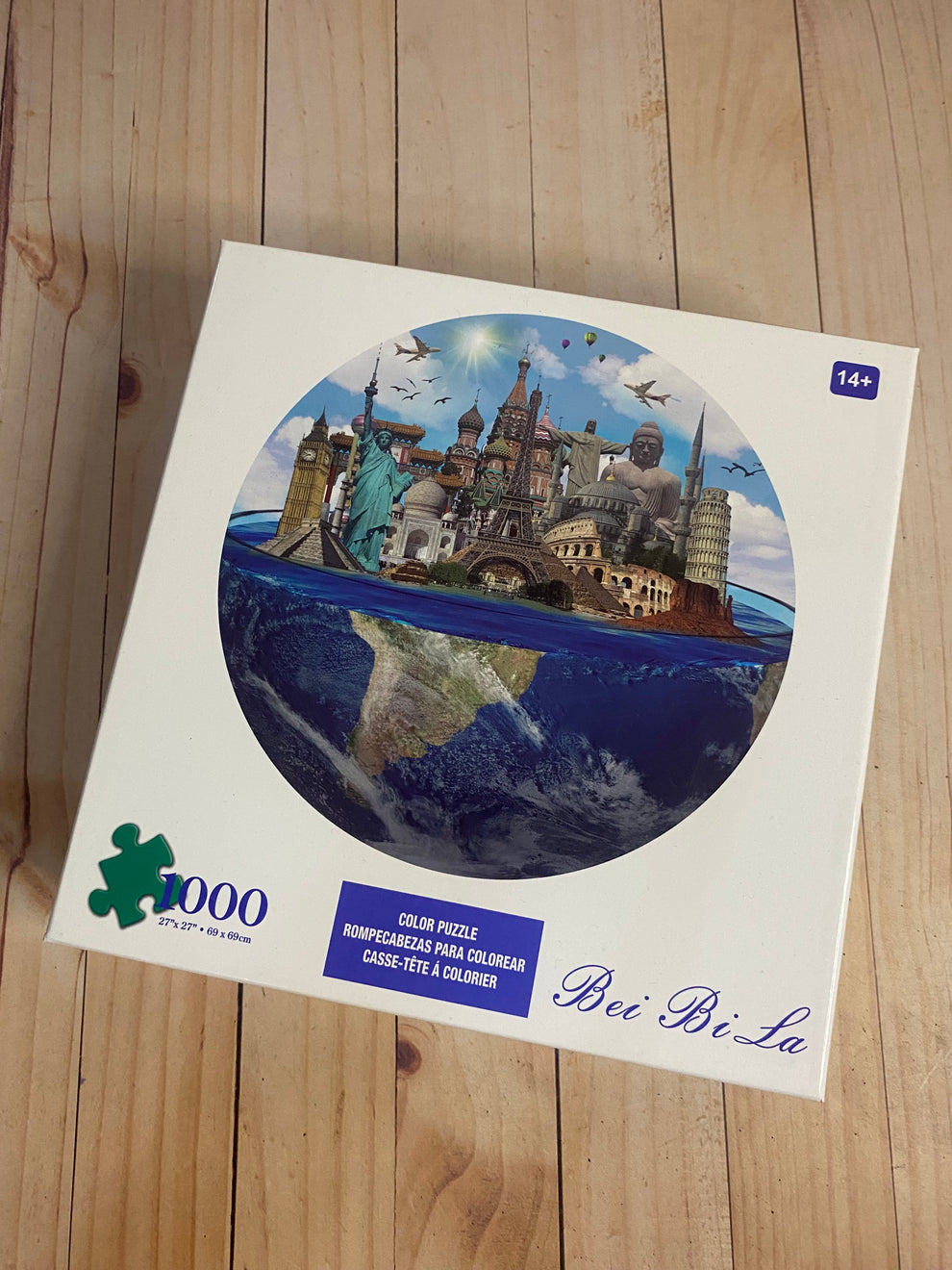 Rompecabezas 1000 piezas Circular Maravillas del mundo – Libros.ccs