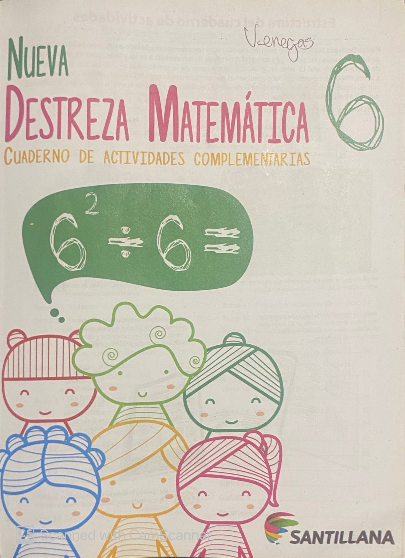 Libro Destreza matemática 6to Grado Santillana – Libros.ccs