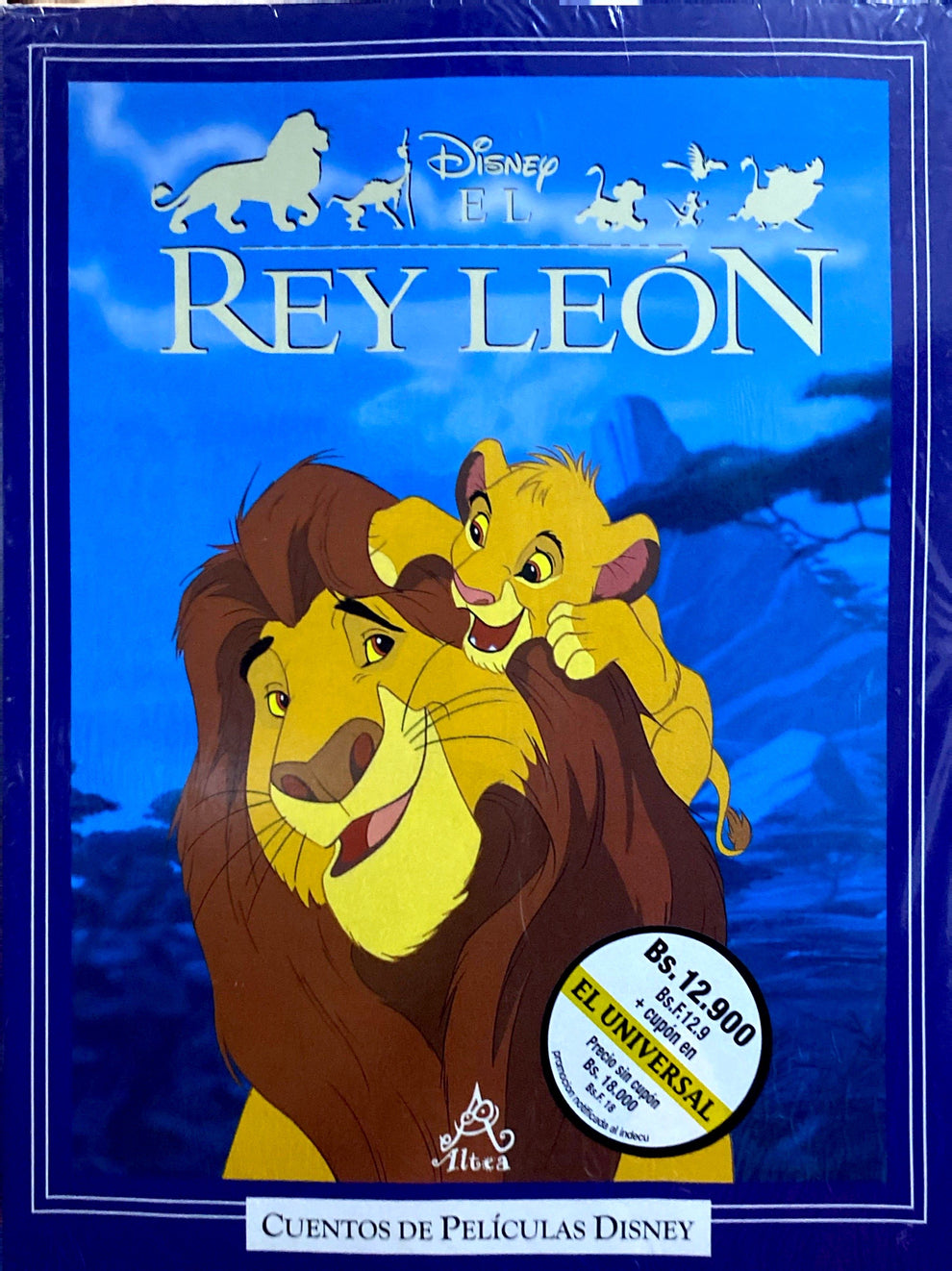 Libro Cuentos de peliculas de Disney - El rey leon y Lilo y Stitch ...