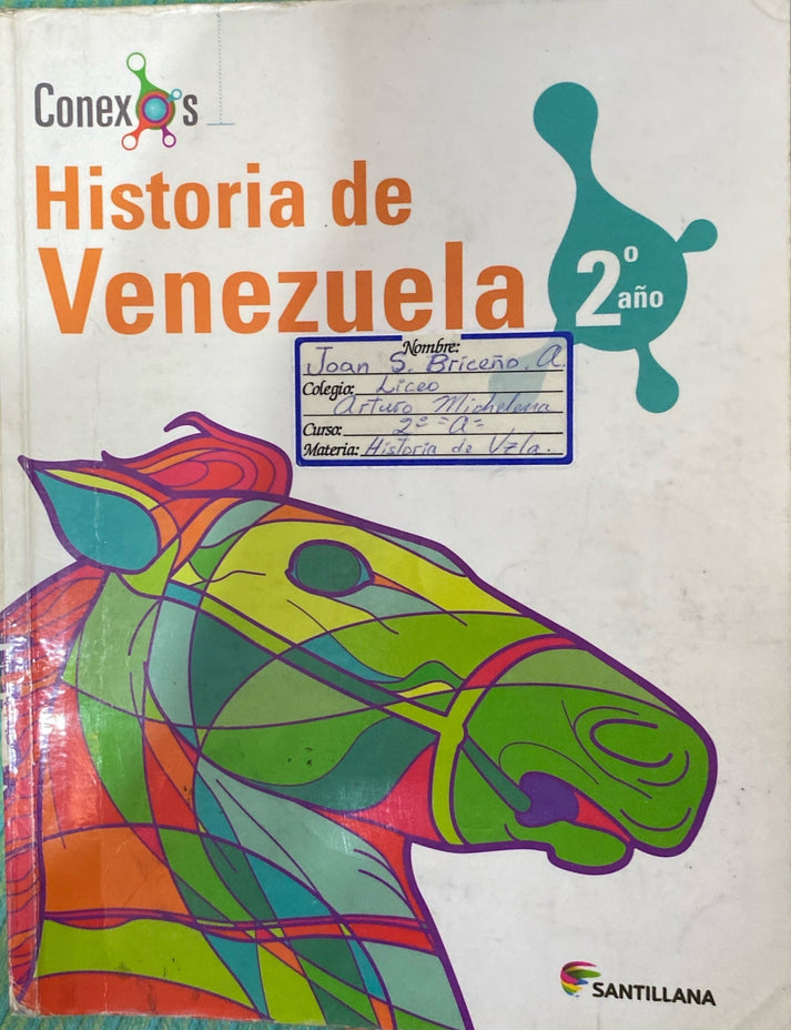 Libro Historia de Venezuela 2do año Conexos – Libros.ccs