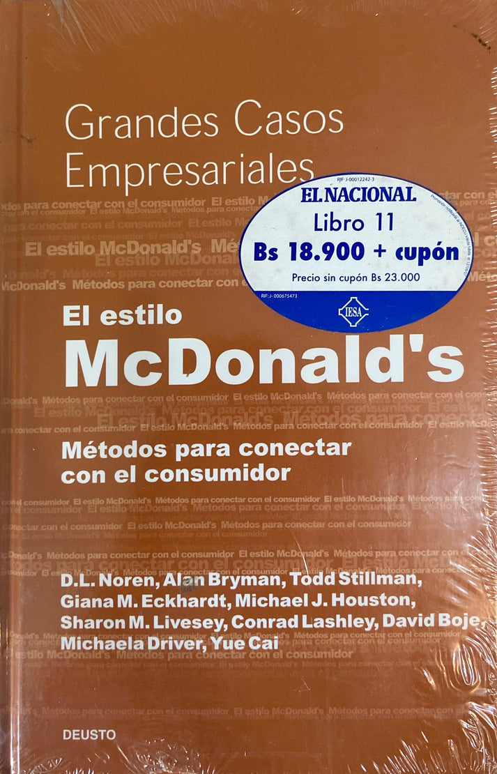Libro Grandes Casos Empresariales el estilo McDonald's – Libros.ccs