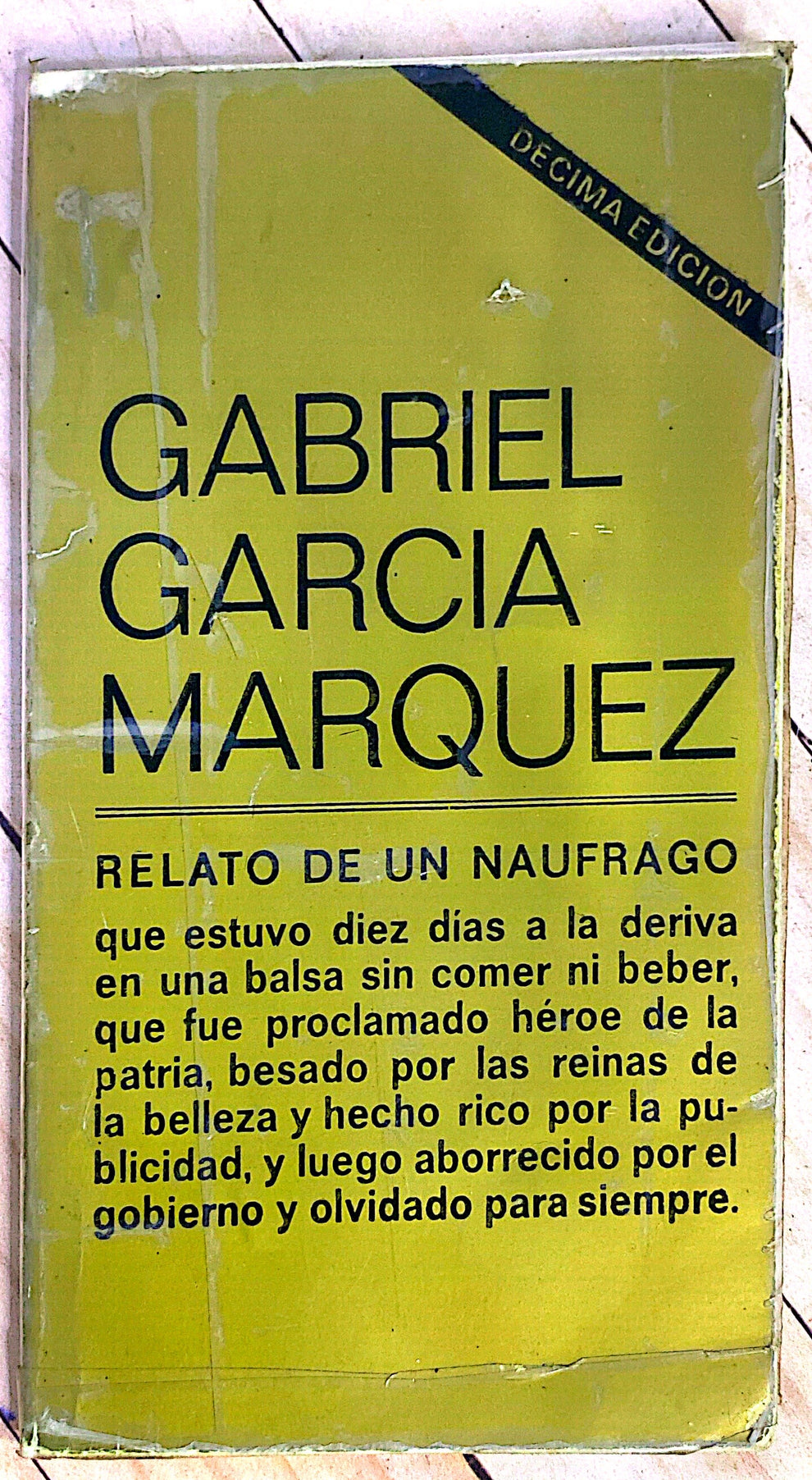 Relato de un náufrago | Gabriel García Márquez – Libros.ccs
