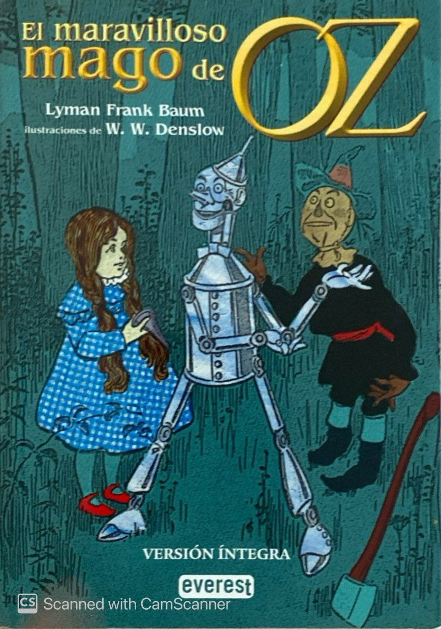 Libro El maravilloso mago de oz de Lyman Frank Baum – Libros.ccs