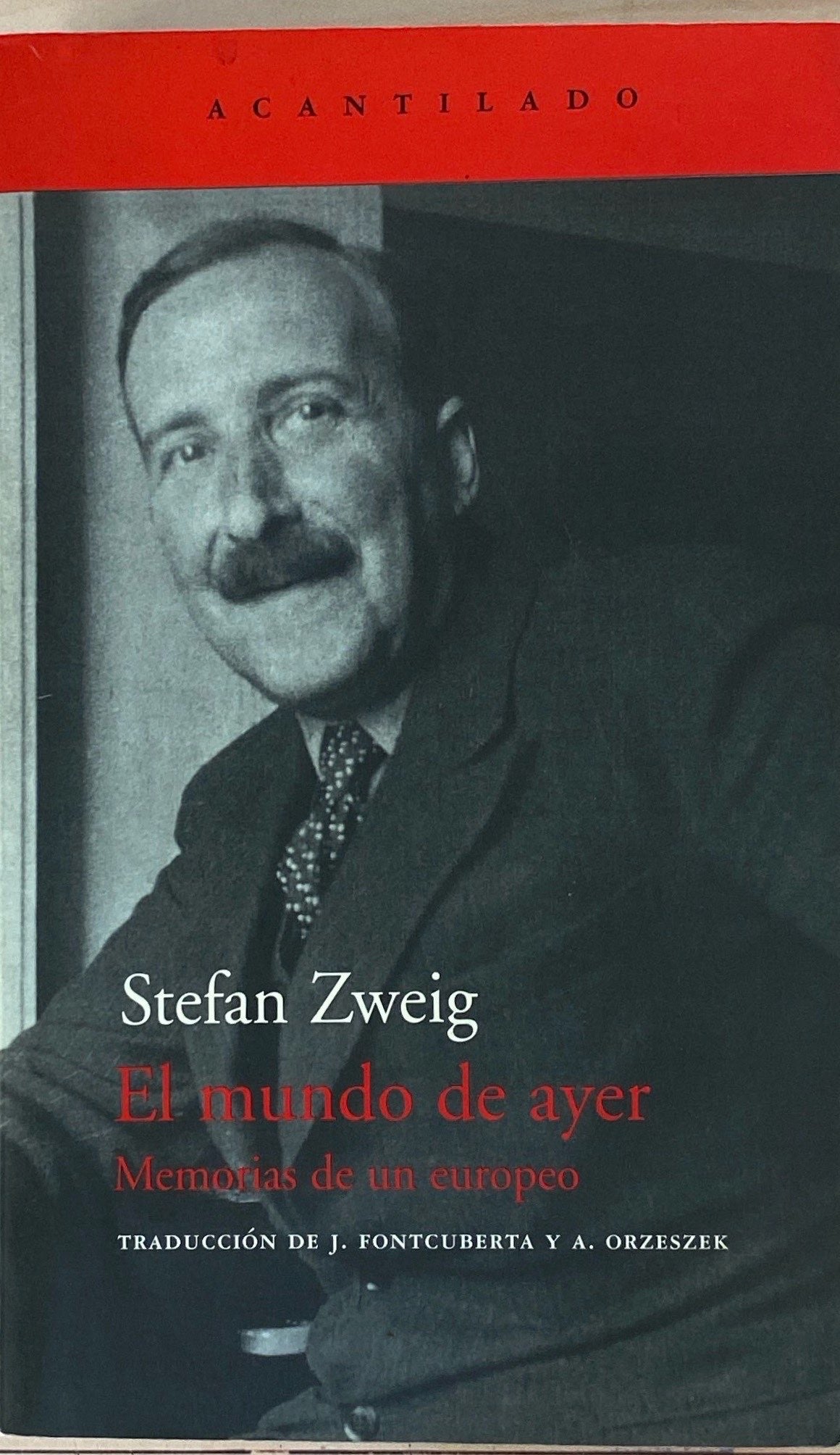 Libro El mundo de ayer de Stefan Zweig – Libros.ccs